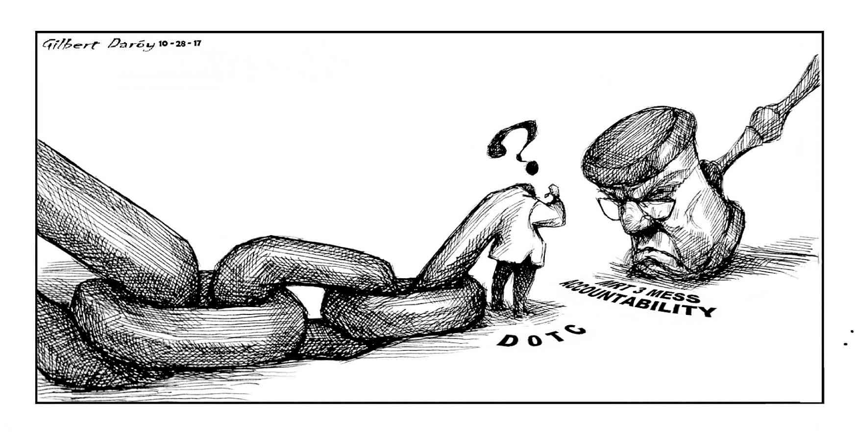 Editorial cartoon, October 28, 2017 | Inquirer Opinion