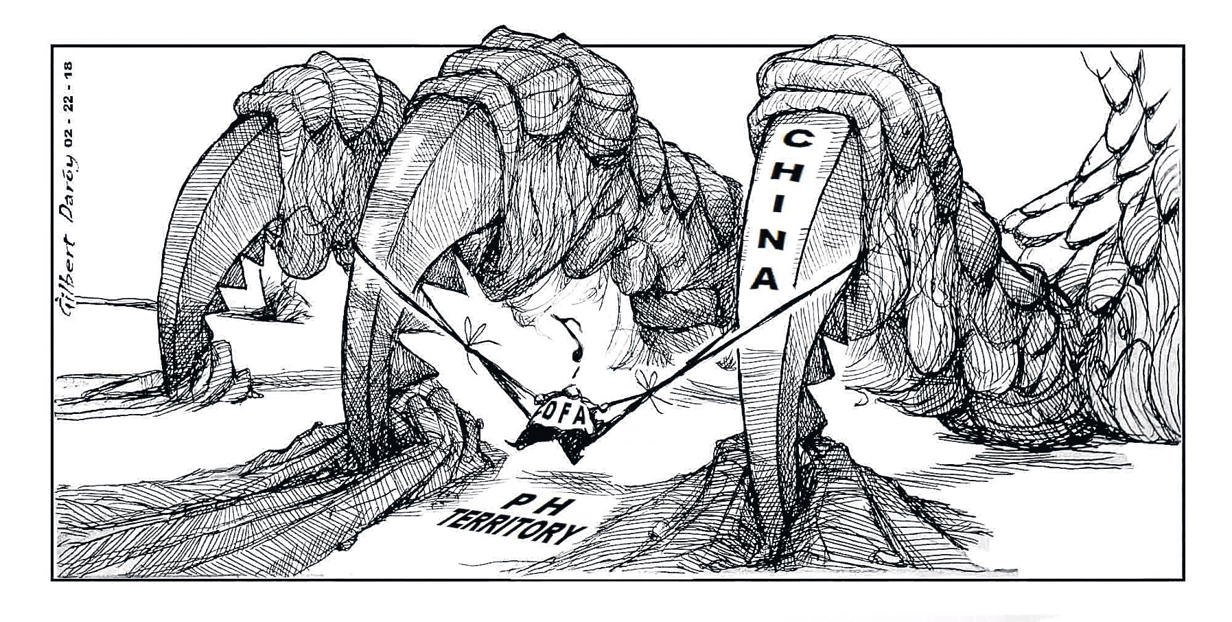 Editorial cartoon, February 22, 2018 | Inquirer Opinion