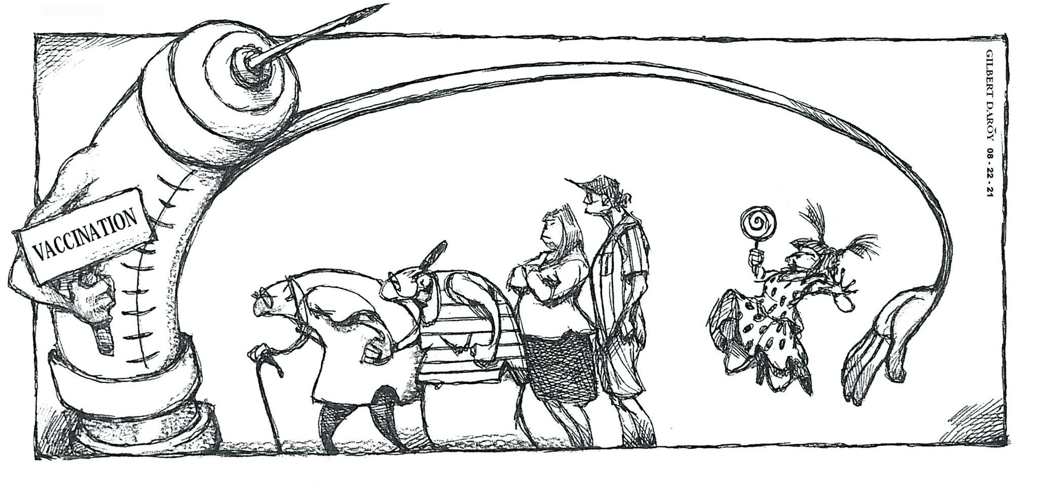 Editorial cartoon, August 22, 2021 | Inquirer Opinion