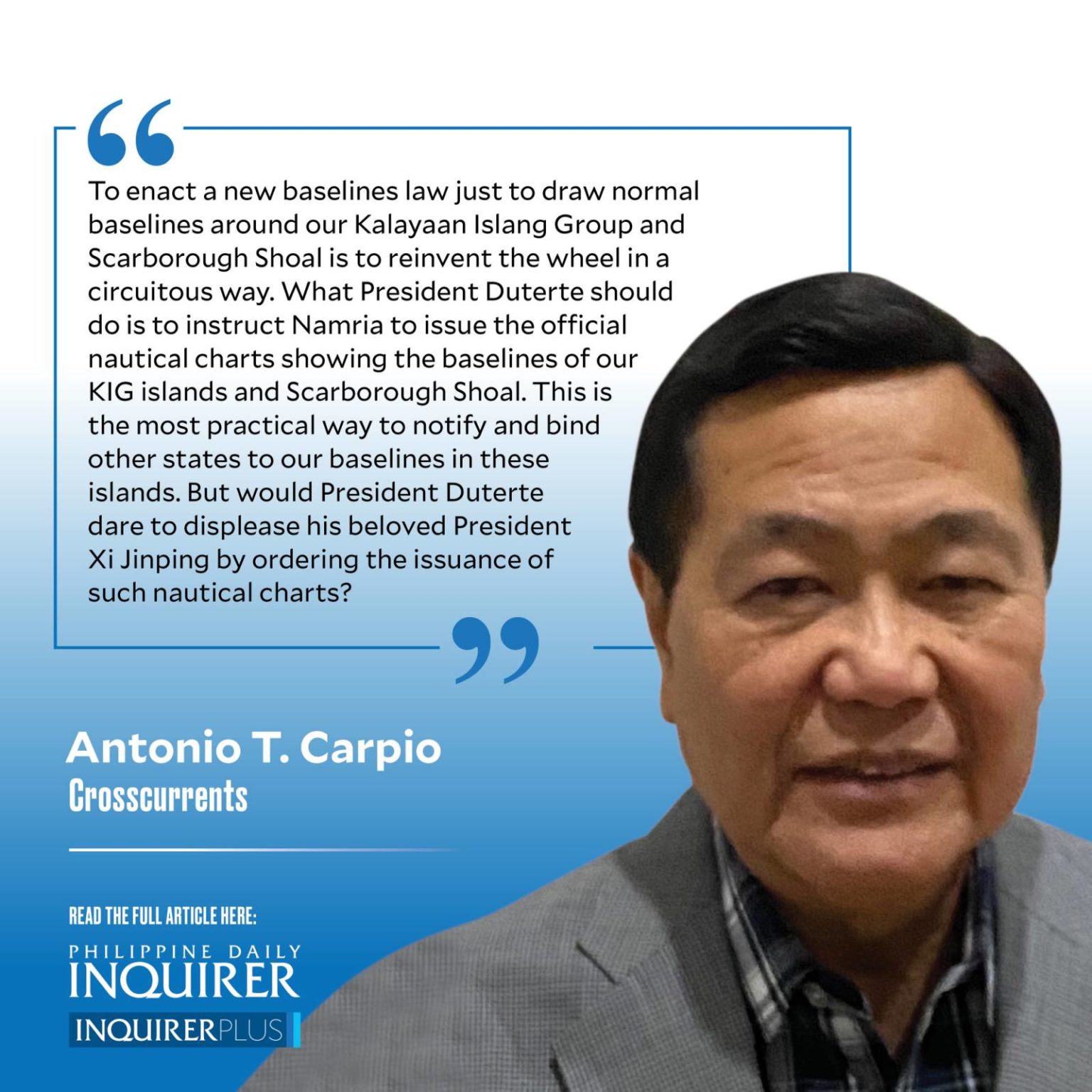Archipelagic and normal baselines | Inquirer Opinion
