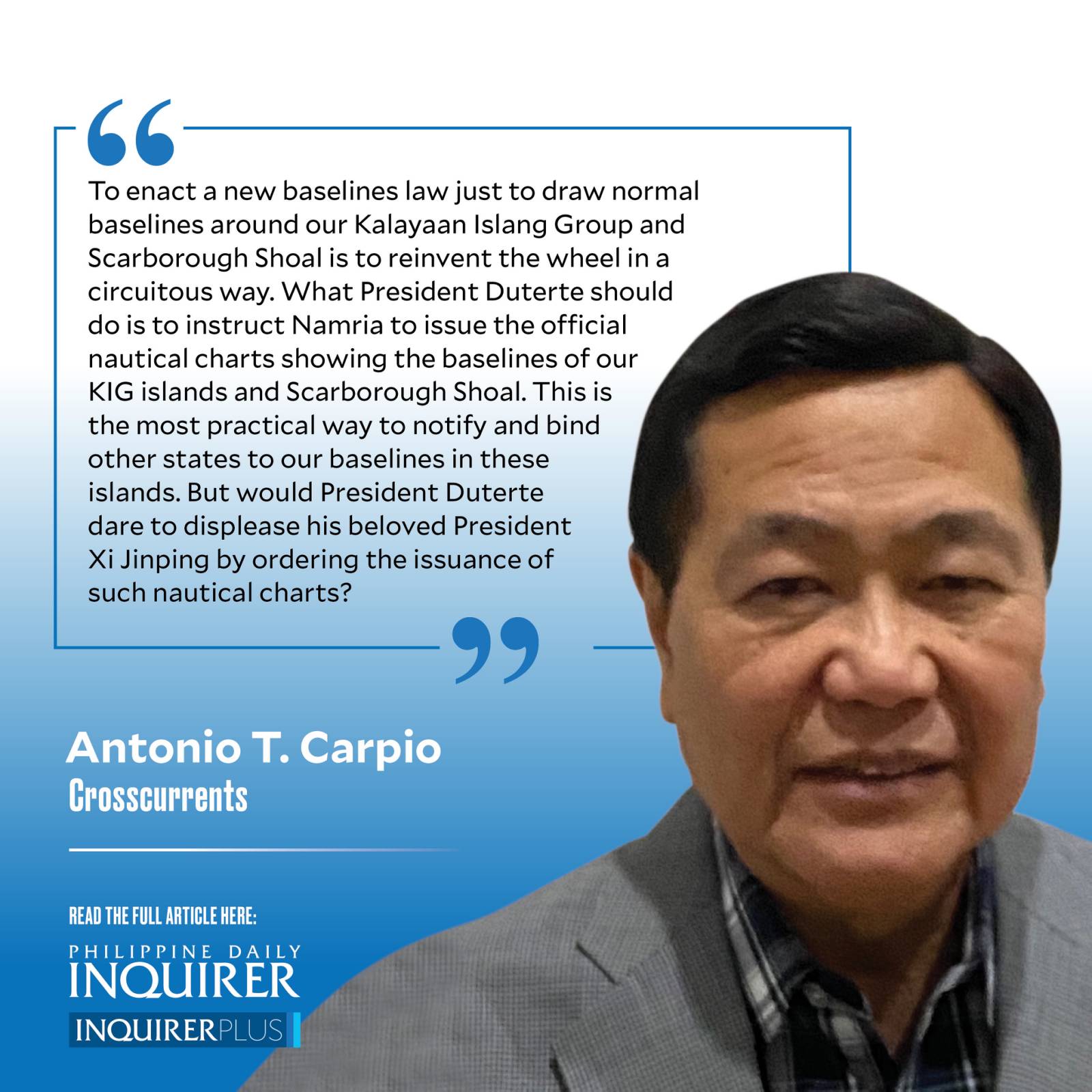 Archipelagic and normal baselines | Inquirer Opinion