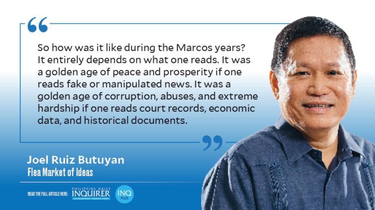 Marcos years: Golden age of what? | Inquirer Opinion