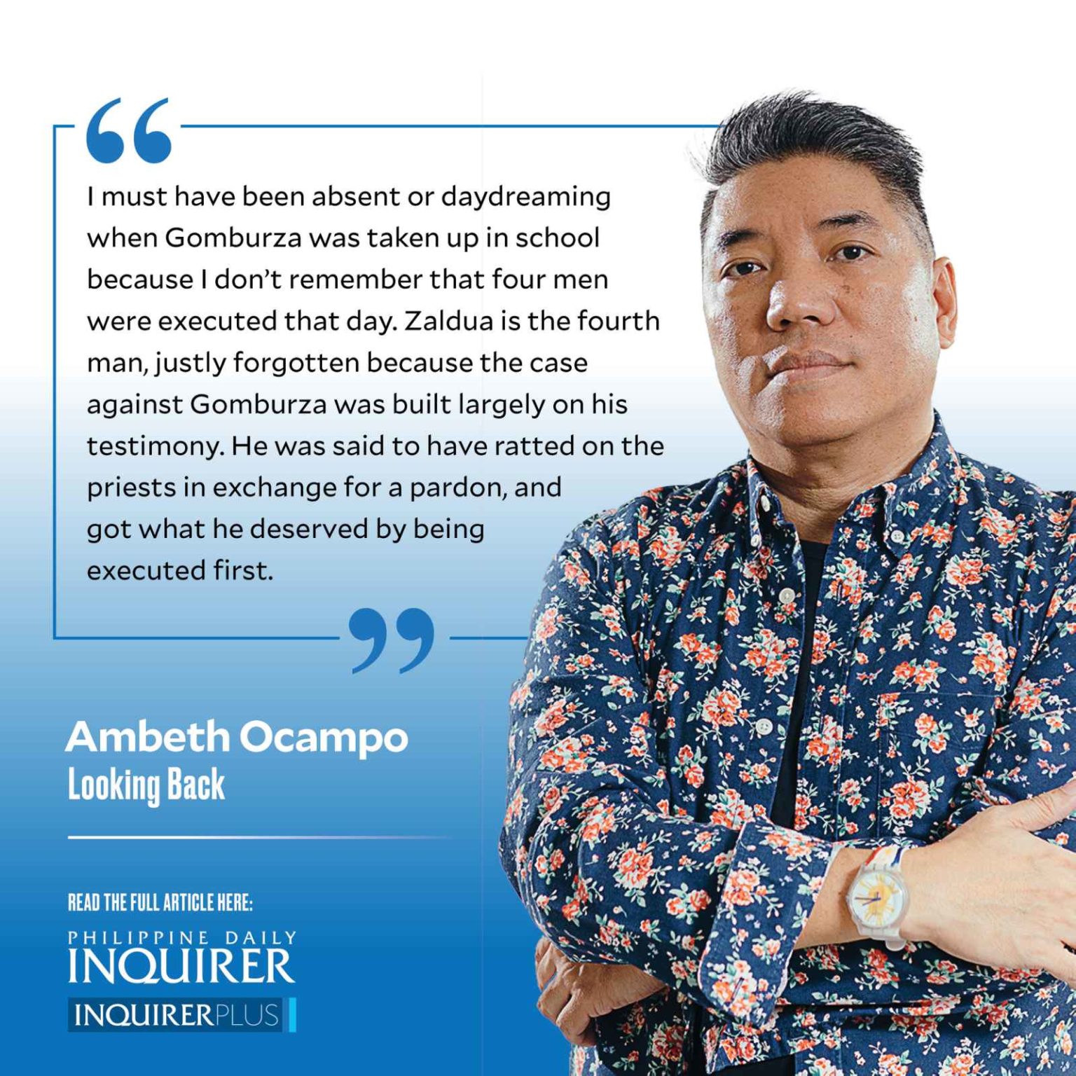 Gomburza, 1872 | Inquirer Opinion