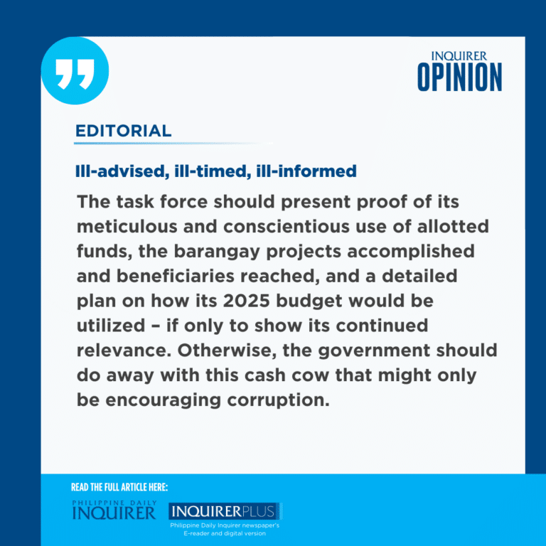 Ill-advised, ill-timed, ill-informed | Inquirer Opinion
