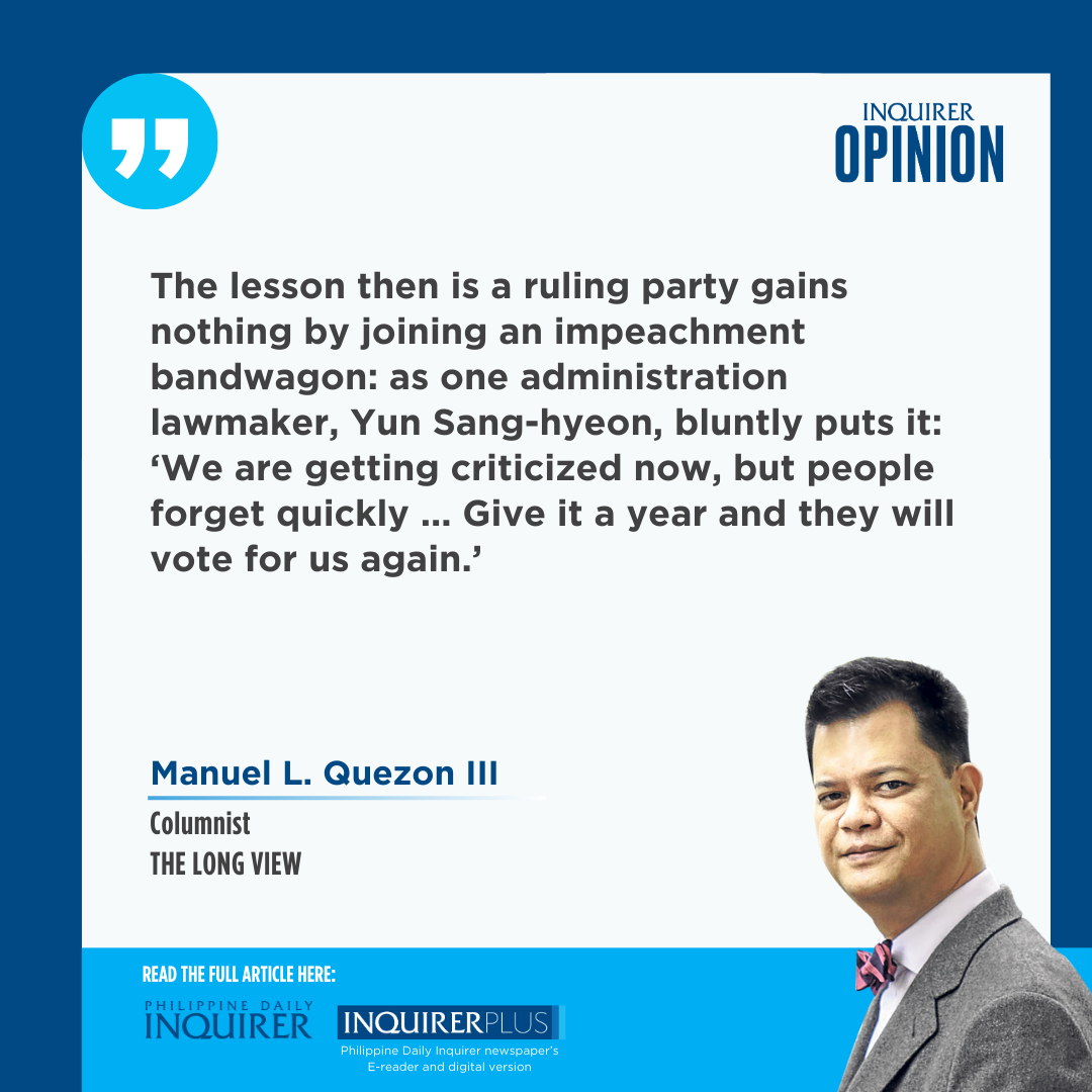 The Long View: Dispatch from South Korea (1) – Manuel L. Quezon III