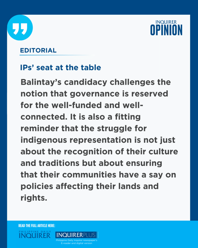 IPs’ seat at the table