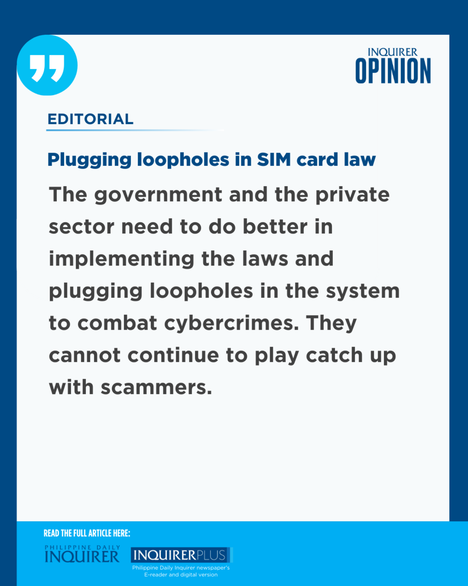 Plugging loopholes in SIM card law