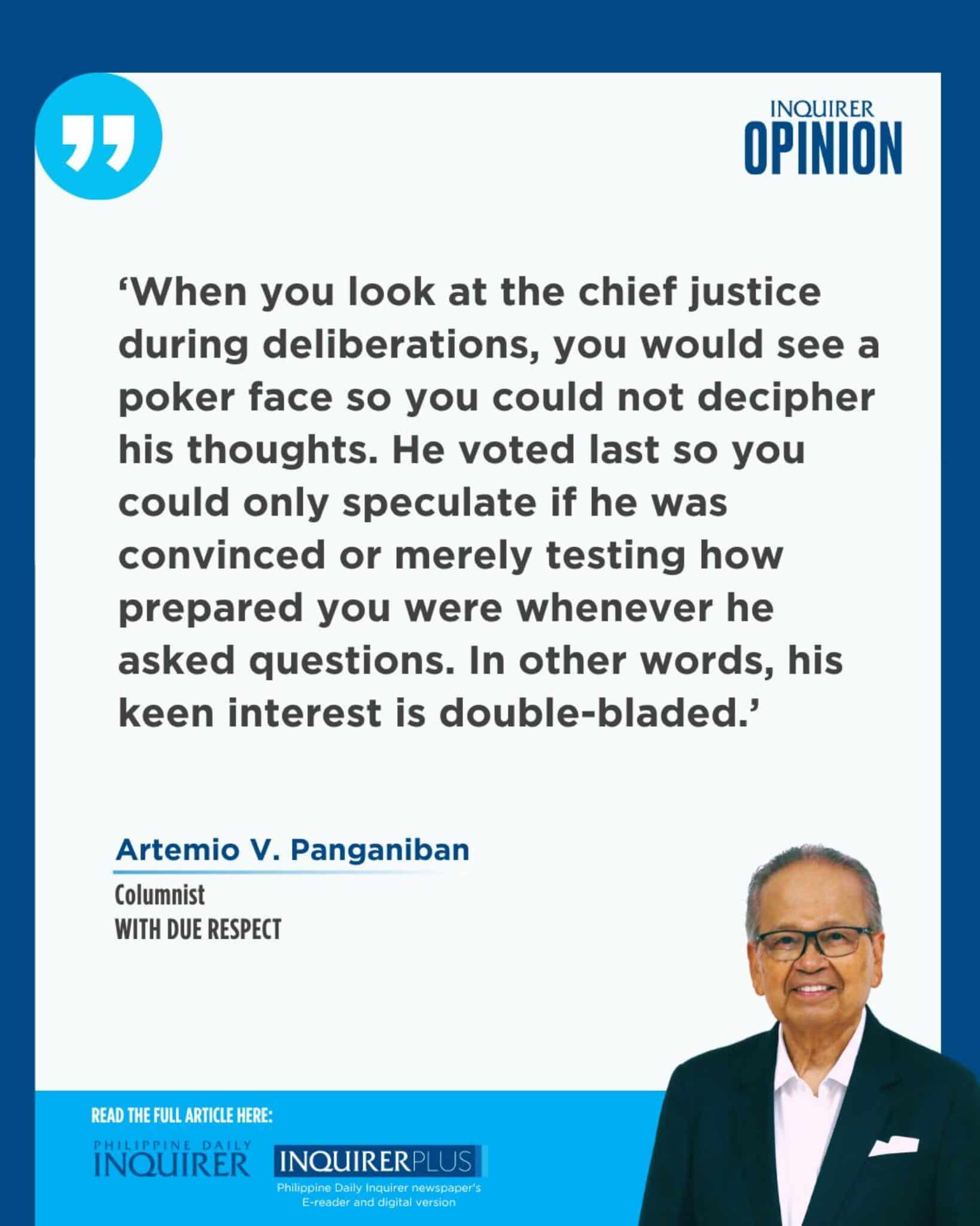 A rare peep inside the Supreme Court | Inquirer Opinion