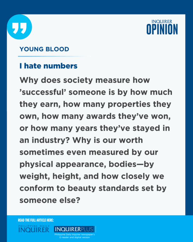 I hate numbers | Inquirer Opinion