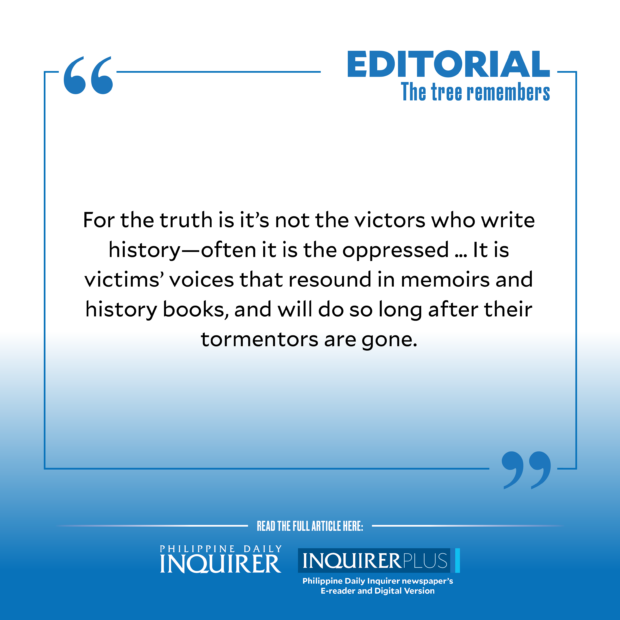 The tree remembers | Inquirer Opinion